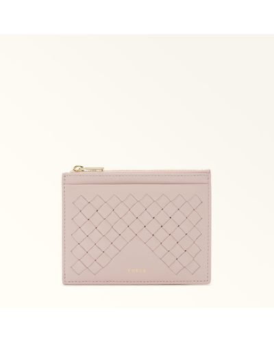Pink Furla Wallets and cardholders for Women | Lyst