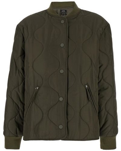 Green A.P.C. Jackets for Women | Lyst