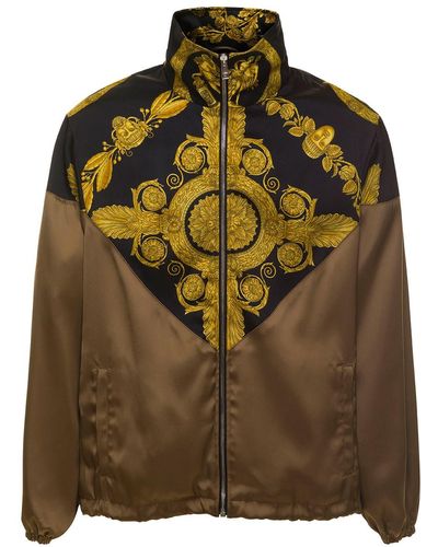 Brown Versace Jackets for Men | Lyst