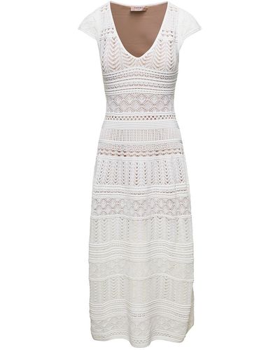 White Twinset Dresses for Women | Lyst