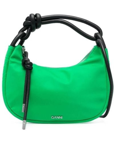 Green Ganni Hobo bags and purses for Women | Lyst