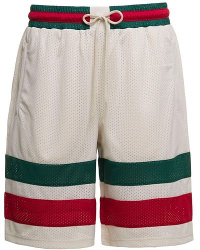 Red Gucci Shorts for Men | Lyst