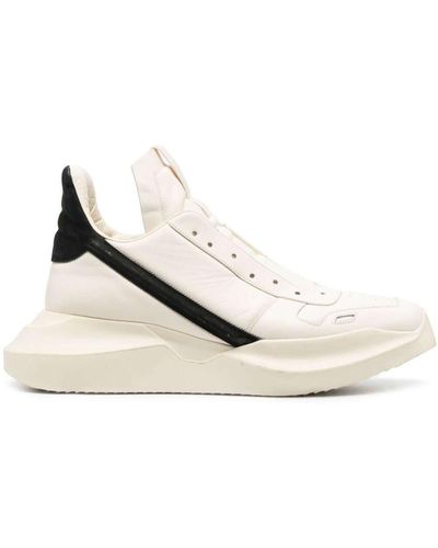 White Rick Owens Sneakers For Men Lyst