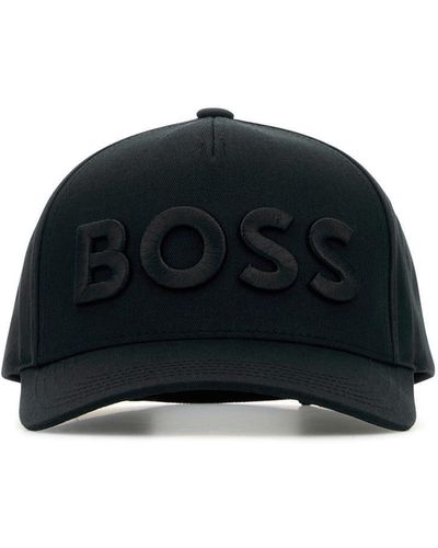 Black BOSS Hats for Men | Lyst