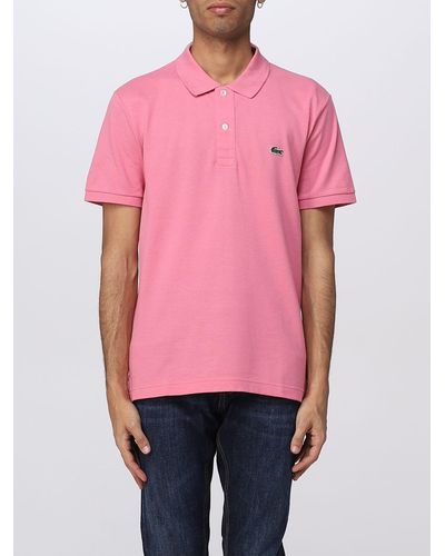 Pink Lacoste Polo Shirts for Men - Up to 63% off | Lyst
