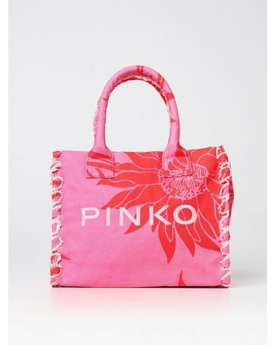 Pink Pinko Tote bags for Women | Lyst
