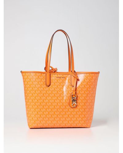 Orange Michael Kors Tote bags for Women | Lyst