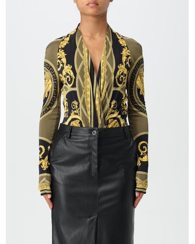 Black Versace Beachwear and swimwear outfits for Women | Lyst