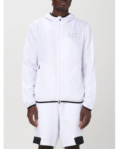 White EA7 Jackets for Men | Lyst