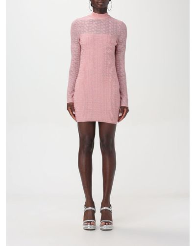 Pink Balmain Dresses for Women | Lyst