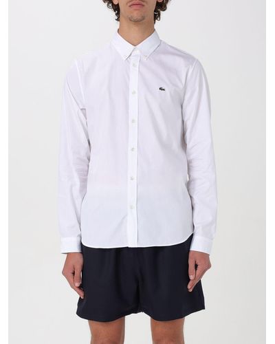 White Lacoste Shirts for Men | Lyst UK