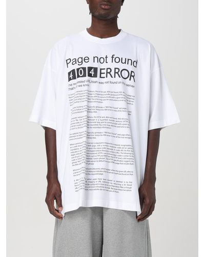 White Vetements T-shirts for Men | Lyst