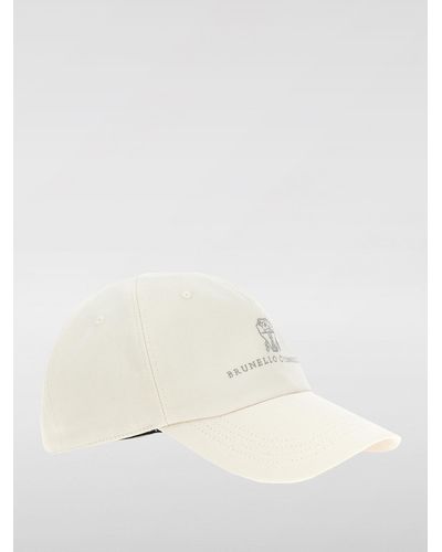 Natural Brunello Cucinelli Hats for Men | Lyst