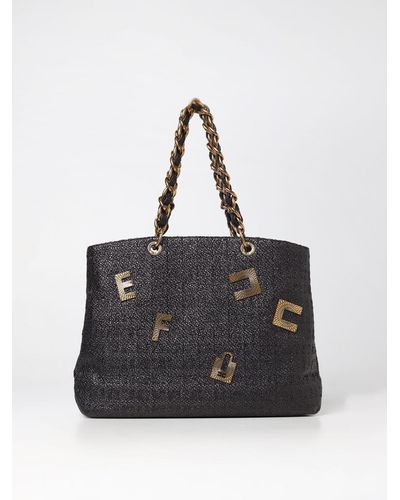 Black Elisabetta Franchi Tote bags for Women | Lyst