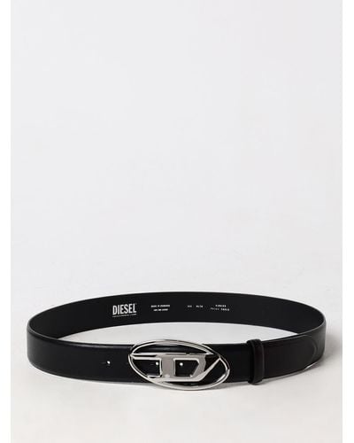 White DIESEL Belts for Men | Lyst