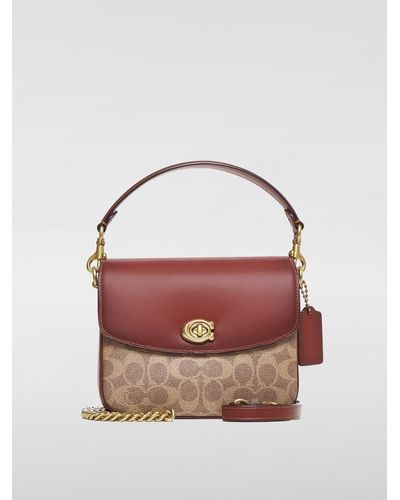 Red COACH Shoulder bags for Women | Lyst