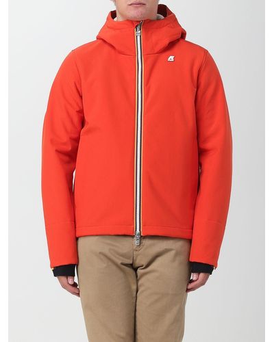 Red K-Way Jackets for Men | Lyst