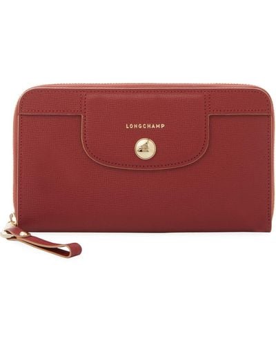 Red Longchamp Wallets and cardholders for Women | Lyst