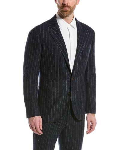 Blue Brunello Cucinelli Suits for Men | Lyst