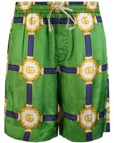 Green Gucci Shorts for Men | Lyst