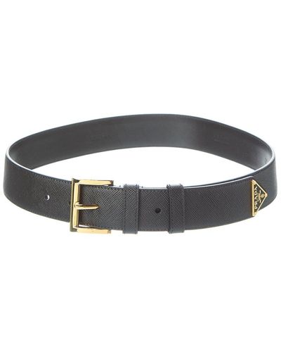 Black Prada Belts for Women | Lyst