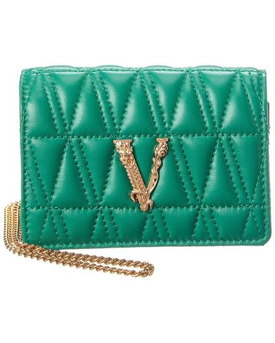 Green Versace Wallets and cardholders for Women | Lyst