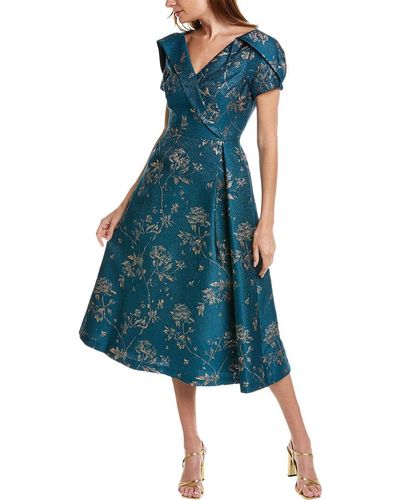 Blue Teri Jon Dresses for Women | Lyst