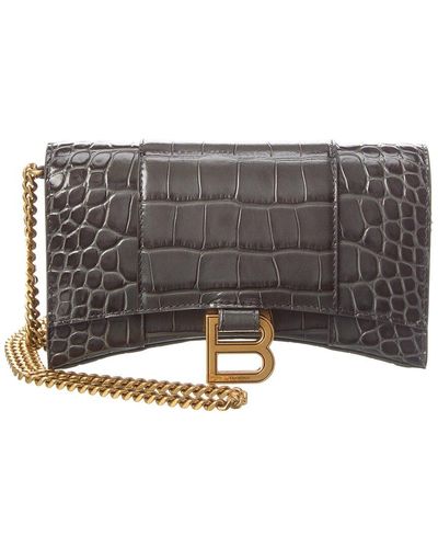 Balenciaga Hourglass Wallet Chain Wallets for Women - Up to 44% off | Lyst