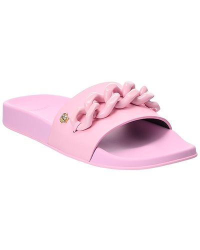 Versace Pink Slides for Women - Up to 57% off | Lyst