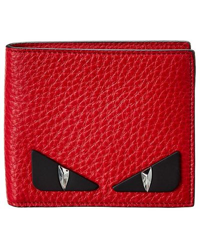 Red Fendi Wallets and cardholders for Men | Lyst