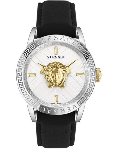Black Versace Watches for Men | Lyst
