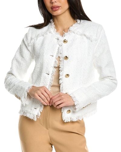 White Tweed Jackets for Women - Up to 70% off | Lyst