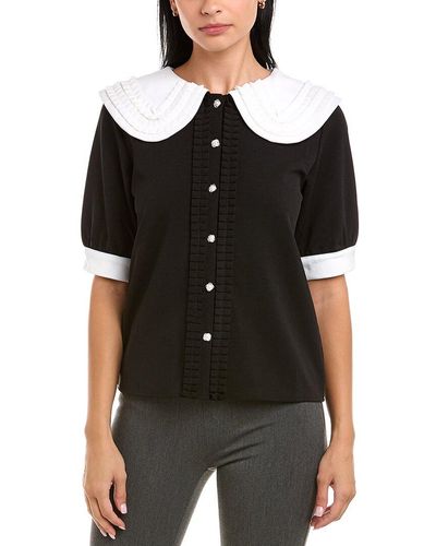 Peter Pan Collar Tops for Women - Up to 66% off | Lyst