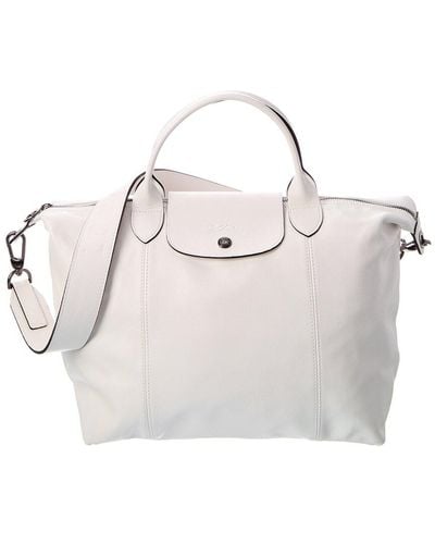 White Longchamp Bags for Women | Lyst