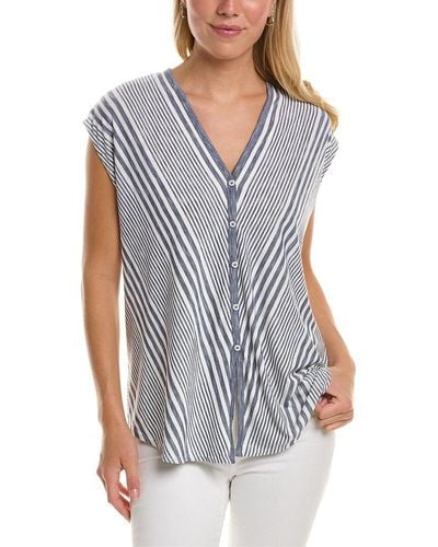 Gray Max Studio Tops for Women | Lyst