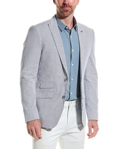 Blue and Gray Jackets for Men | Lyst