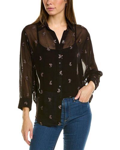 Black AllSaints Tops for Women | Lyst