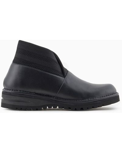 Blue Giorgio Armani Shoes for Men | Lyst