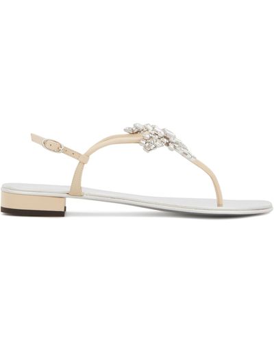 Yellow Giuseppe Zanotti Flats and flat shoes for Women | Lyst