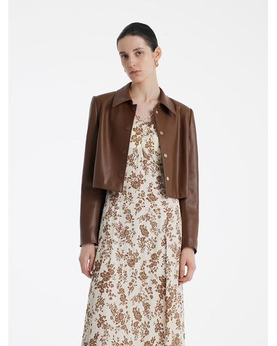 Brown GOELIA Jackets for Women | Lyst