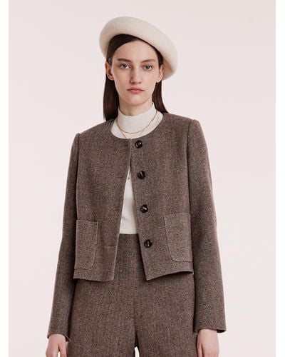 Brown GOELIA Jackets for Women | Lyst