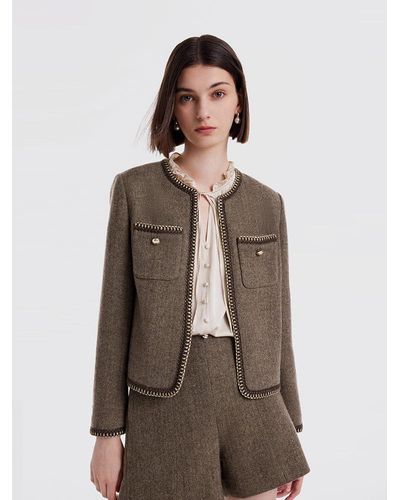 Brown GOELIA Jackets for Women | Lyst