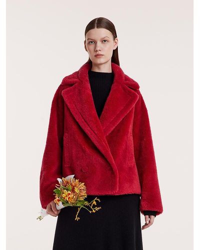 Red Short coats for Women | Lyst