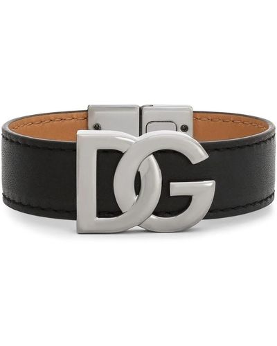 Black Dolce & Gabbana Bracelets for Men | Lyst