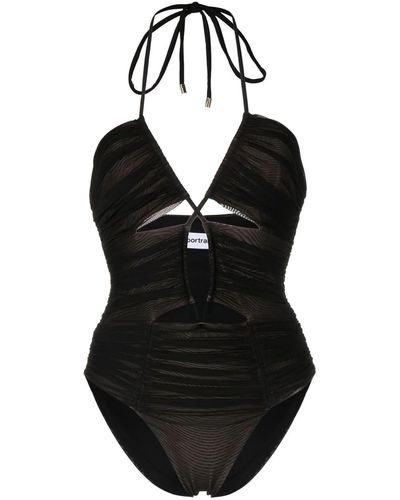 Black Self-Portrait Beachwear and swimwear outfits for Women | Lyst