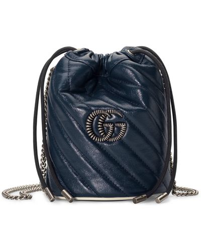 Blue Gucci Bucket bags and bucket purses for Women | Lyst
