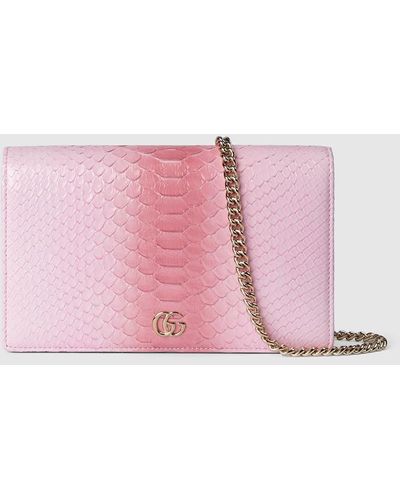 Pink Gucci Crossbody bags and purses for Women | Lyst
