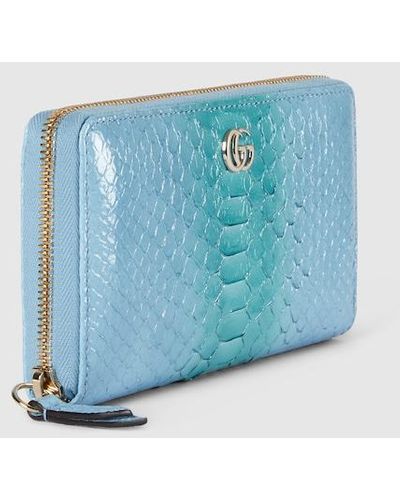 Blue Gucci Wallets and cardholders for Women | Lyst