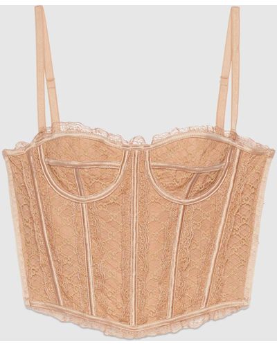 White Corsets and bustier tops for Women | Lyst