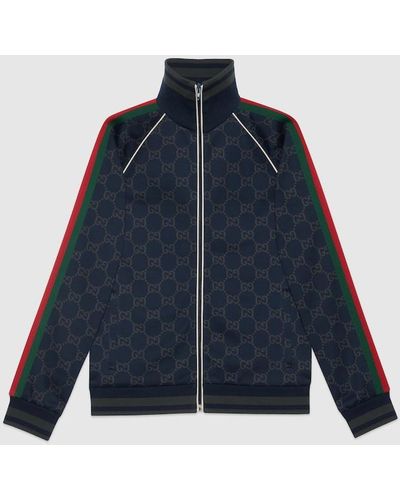 Blue Gucci Jackets for Men | Lyst